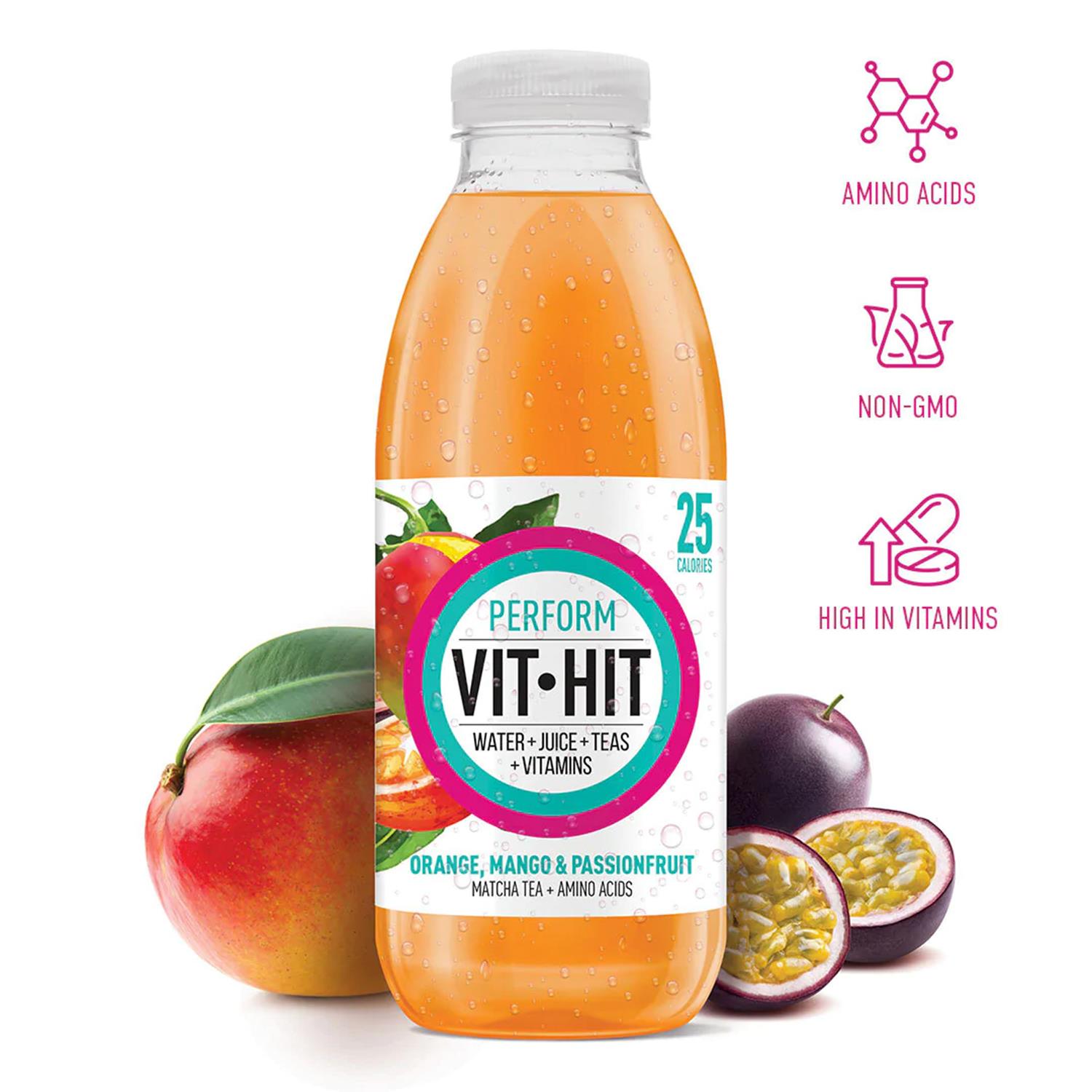 VITHIT Perform 12 x 500ml - Mango & Passionfruit | Medalist